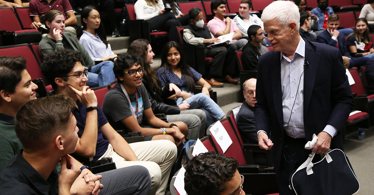 Mario Gabelli welcomes the Class of 2026